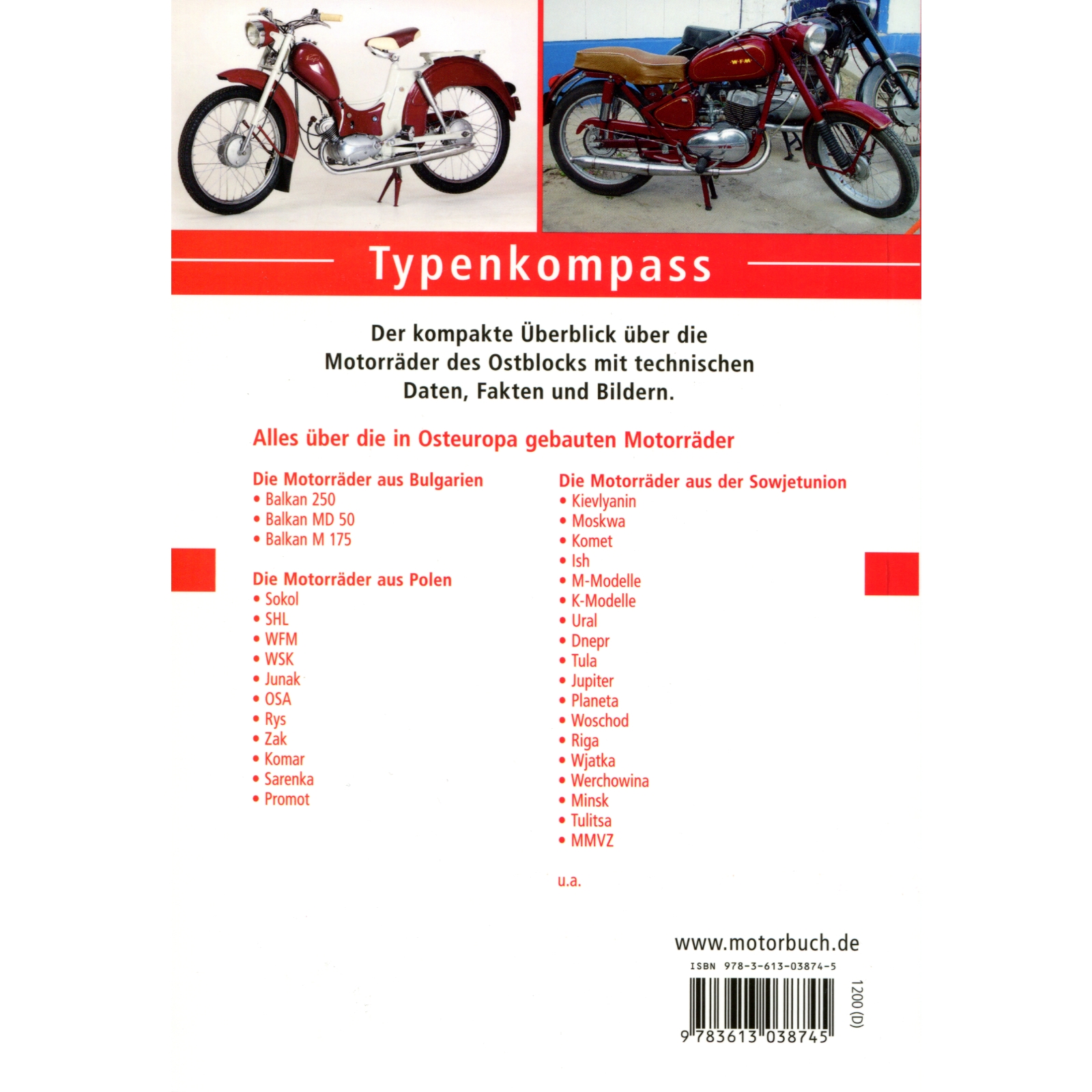 Motorräder des Ostblocks 1945-1990 Typenkompass