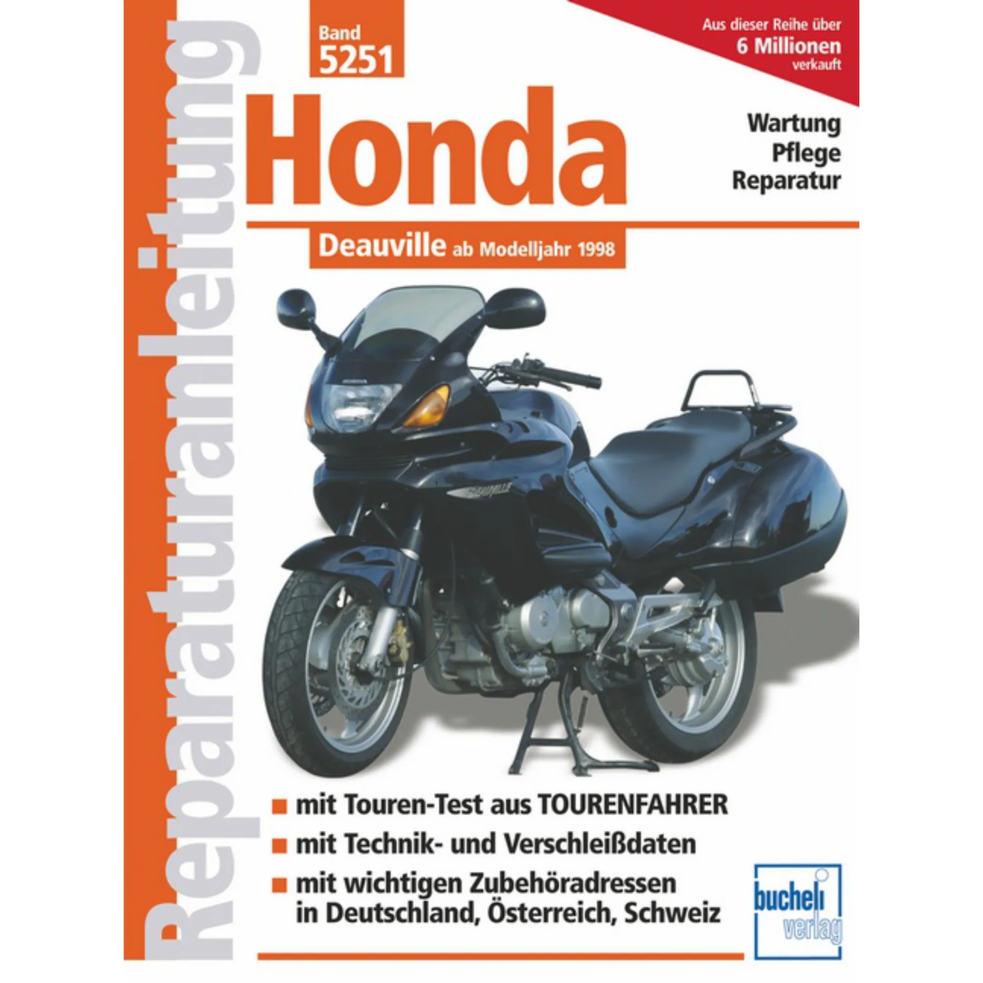 Reparaturanleitung Honda Deauville Modelltypen RC47,52,59