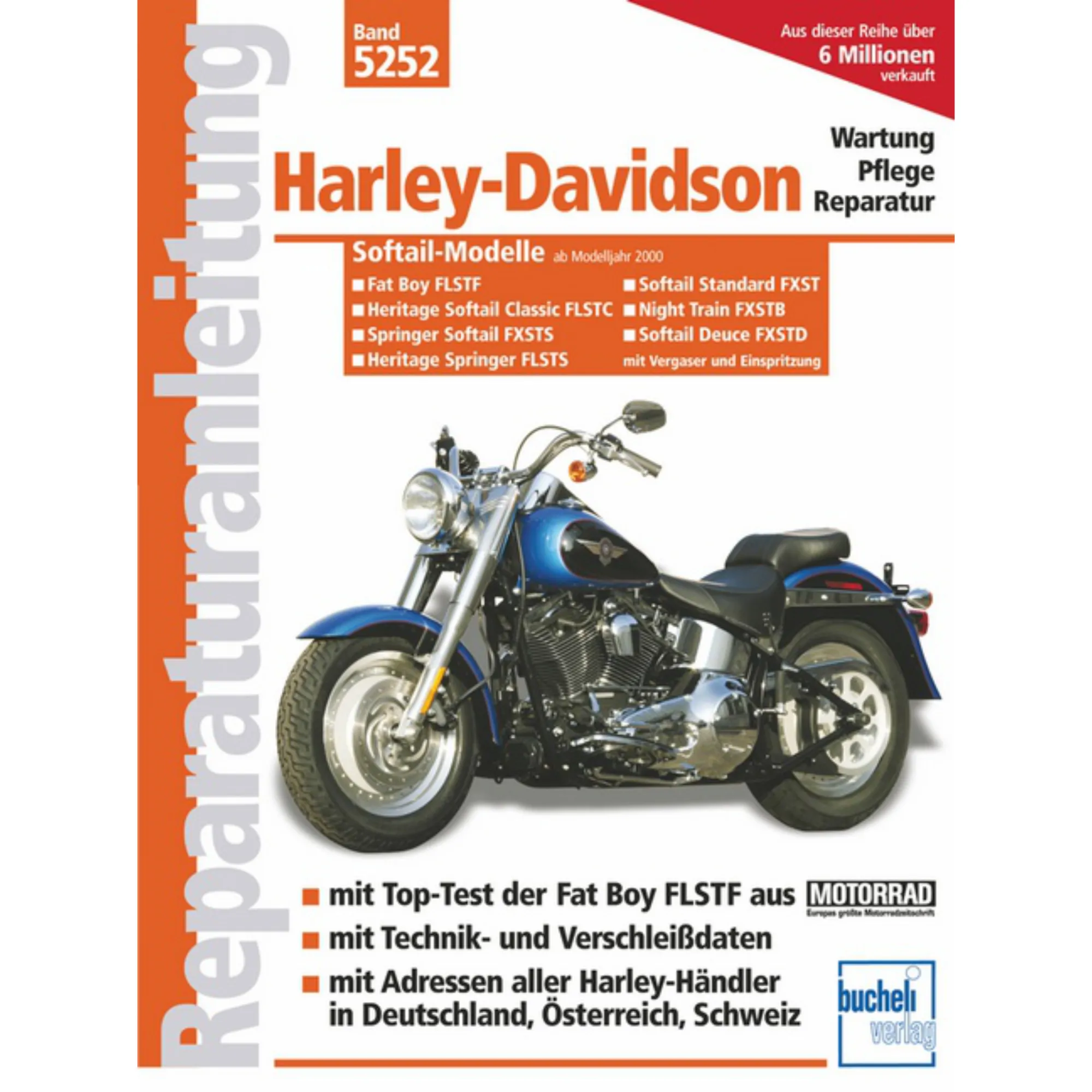 Reparaturanleitung Harley-Davidson Softail-Modelle Bj. an 00