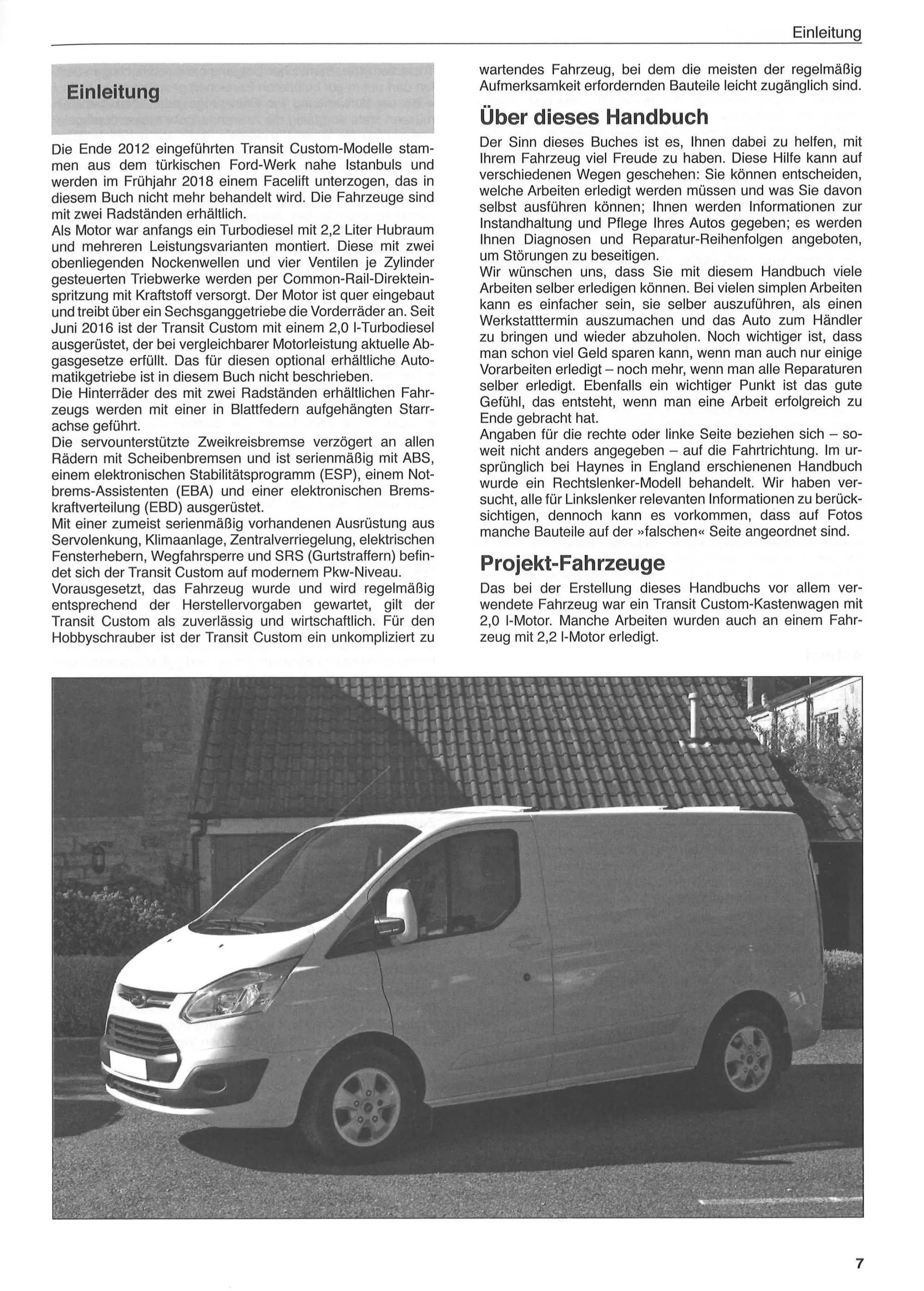 So wird's gemacht Reparaturanleitung - Ford Transit Custom 0