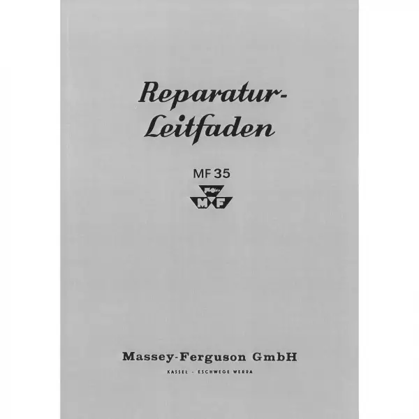 Massey Ferguson/ Massey Harris MF 35 (FE) mit dem Dreizylind