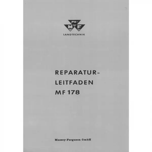 Massey Ferguson MF178 mit den Vierzylinder-Viertakt-Dieselmo