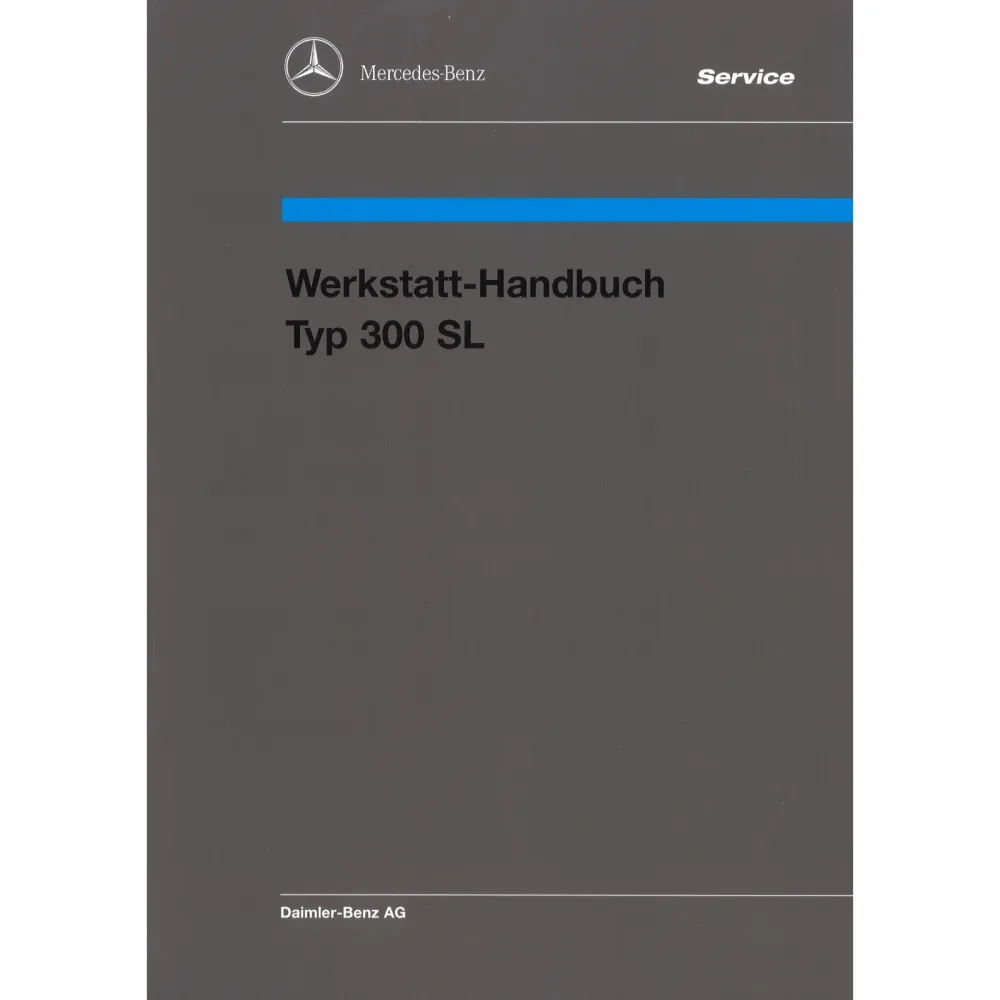 Werkstatthandbuch zu Mercedes-Benz W198 300SL Roadster 1954-
